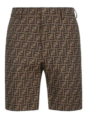 Fendi Bermuda Pants - [brown]